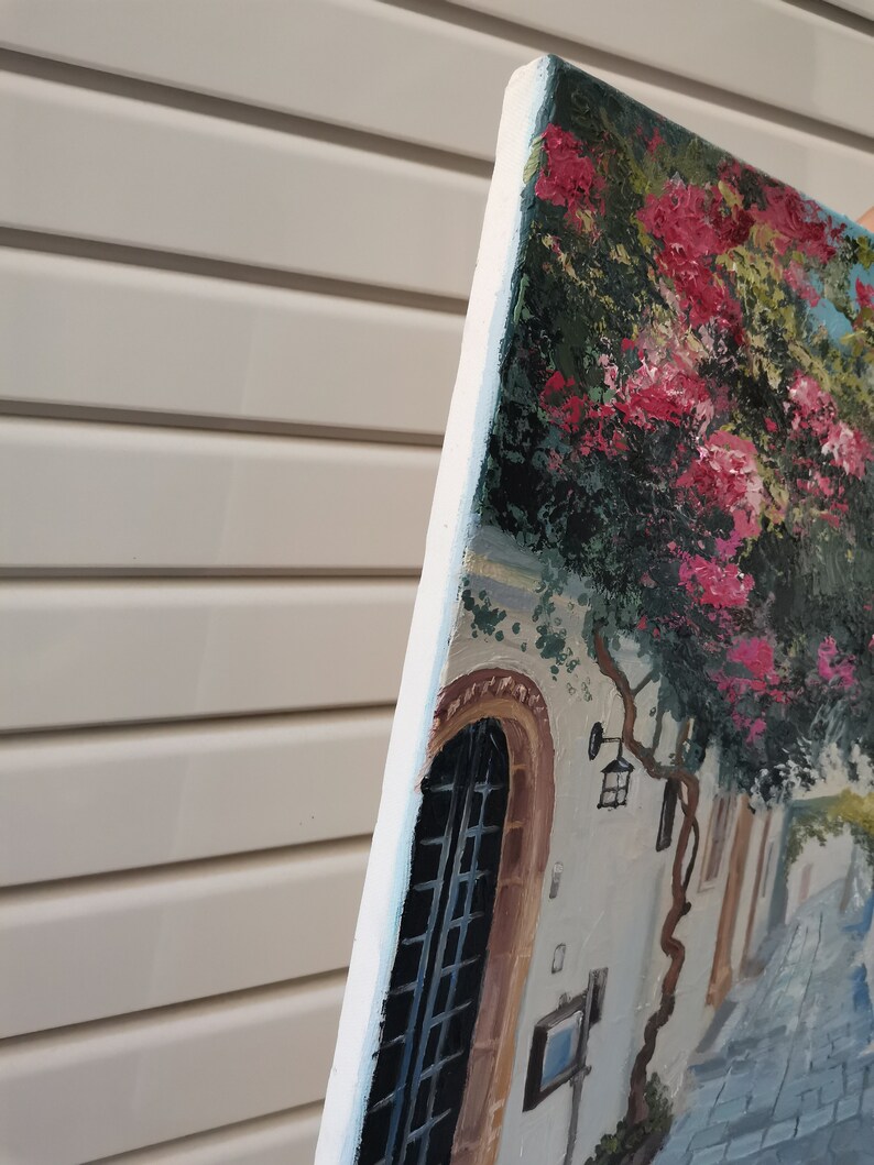 Old Town. Rethymno. Crete. Greece. Oil Painting. Original Art. - Etsy