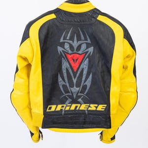 DAINESE Men's Leather Motorcycle Biker Jacket, SIZE M, 48 - Etsy