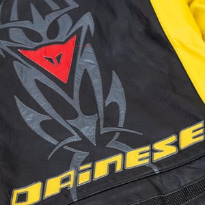 DAINESE Men's Leather Motorcycle Biker Jacket, SIZE M, 48 - Etsy