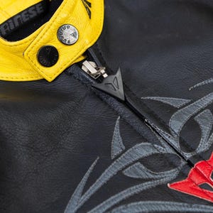 DAINESE Men's Leather Motorcycle Biker Jacket, SIZE M, 48 - Etsy