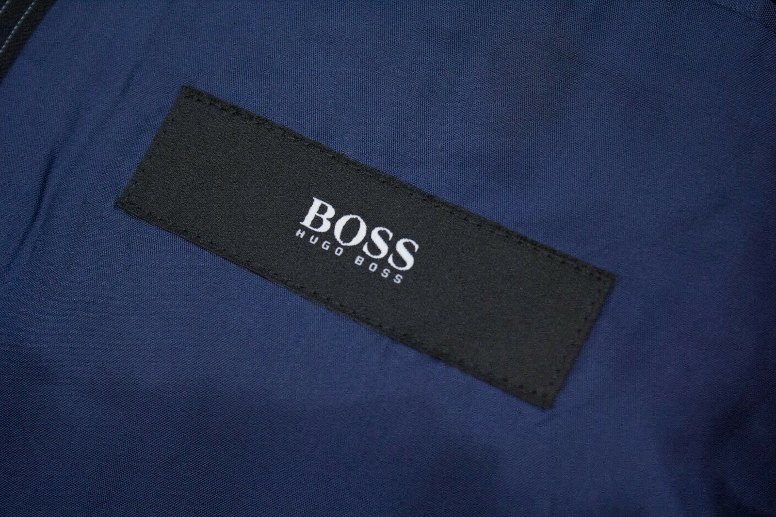 HUGO BOSS da Vinci/lucca Striped Black Super 120'S Wool Blazer Jacket ...