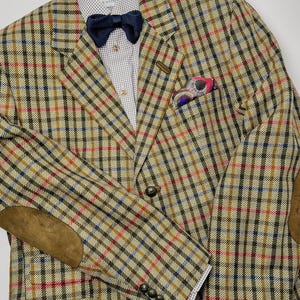 DAKS Signature Men's Khaki Green Wool Blazer, Size 106, US 44L - Etsy UK