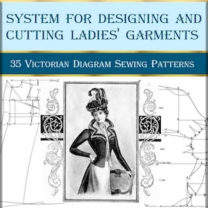 Vintage Victorian Sewing Patterns Guide,old Books,dress Patterns for ...