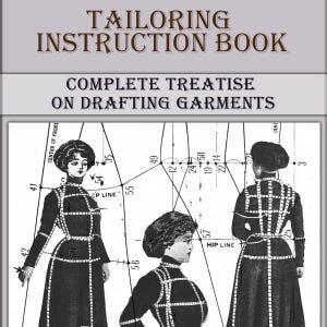 Vintage Dressmaking Instruction Book,drafting Garments,sewing Manual - Etsy