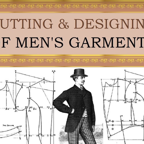 Victorian Mens Sewing Patternsvintage Sewing Book Garments - Etsy