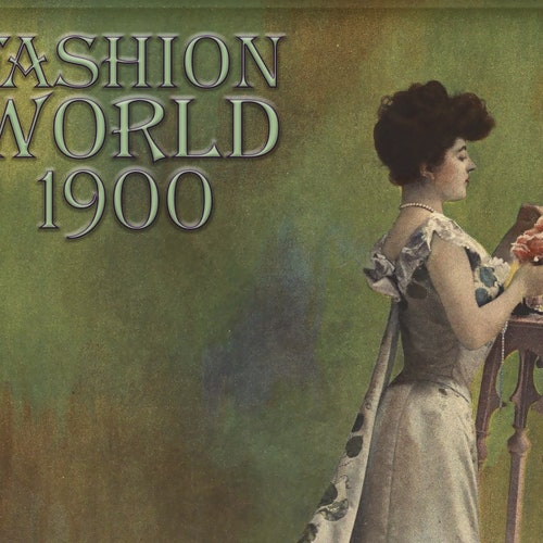 Edwardian French Fashion Magazine 1900vintage Catalog Dress - Etsy