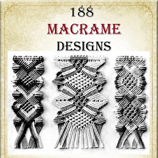 Macrame Pattern Book - Etsy
