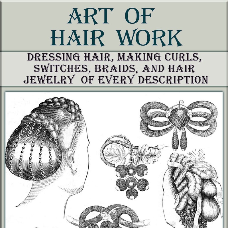 Victorian Hair Art - Etsy