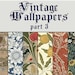 Vintage Digital Wallpaper Printable Paper, Background Set-3, 8.5"x 11 ...