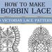 Bobbin Lace Pattern Book: Victorian Pillow Lace Instructions (PDF) - Etsy