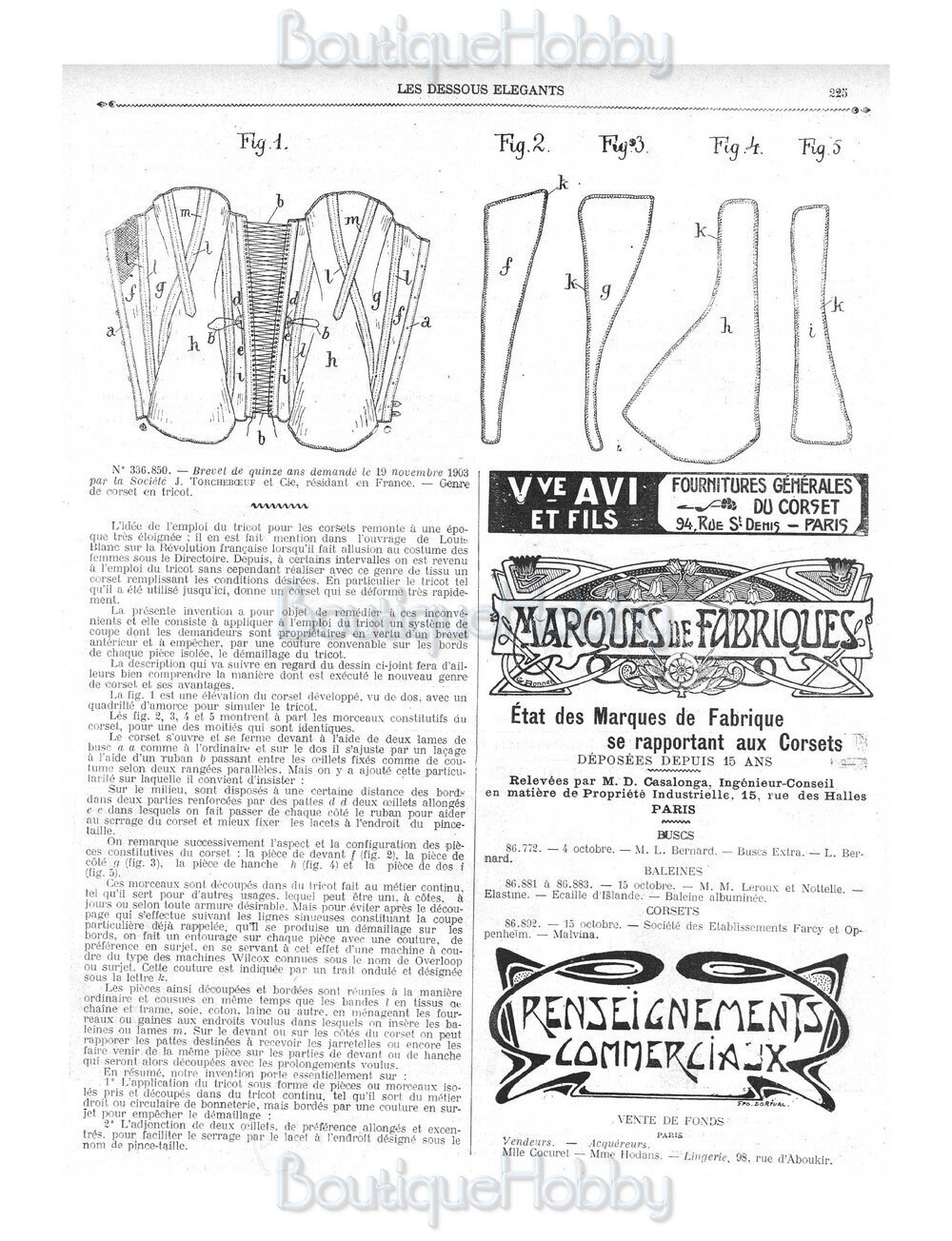 Victorian Corset Artvintage Lingerie Catalog-4retro French | Etsy
