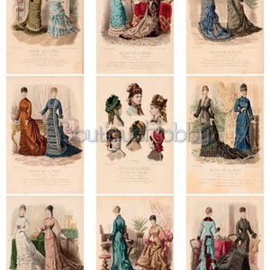 Victorian Fashion Catalog Book,magazine 1877, Pdf Ebook Antique Fashion ...