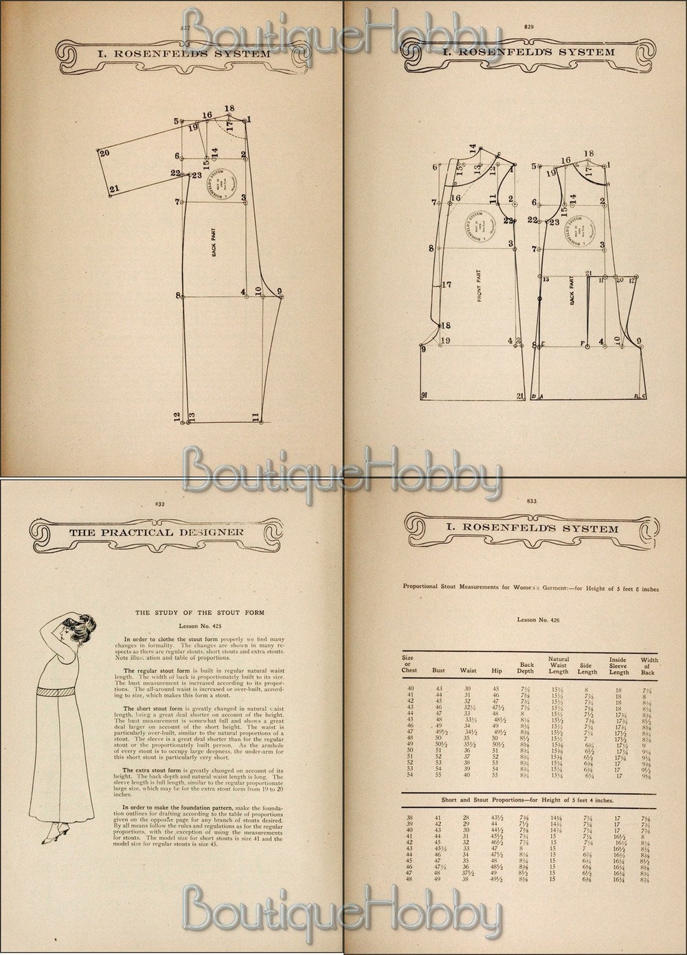 Victorian Vintage Lingerie Underwear Sewing Pattern, Corset Nightgowns ...