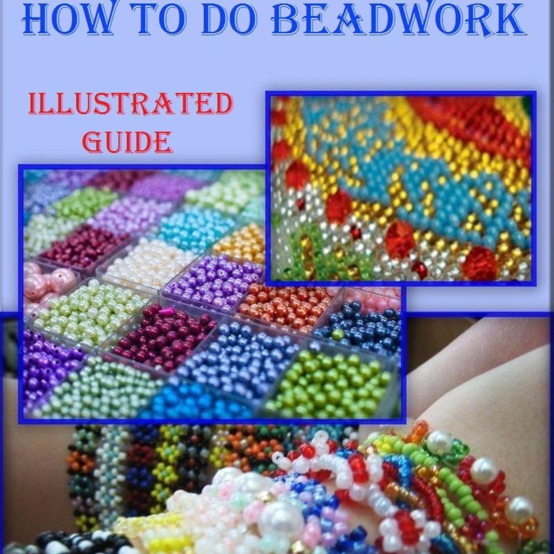 Beadwork Tutorial Book: Illustrated Guide, Vintage Patterns (PDF) - Etsy