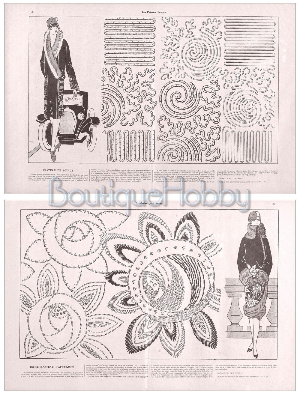 Hand French Embroidery Patterns, Fancy DESIGNS Decoration - Etsy