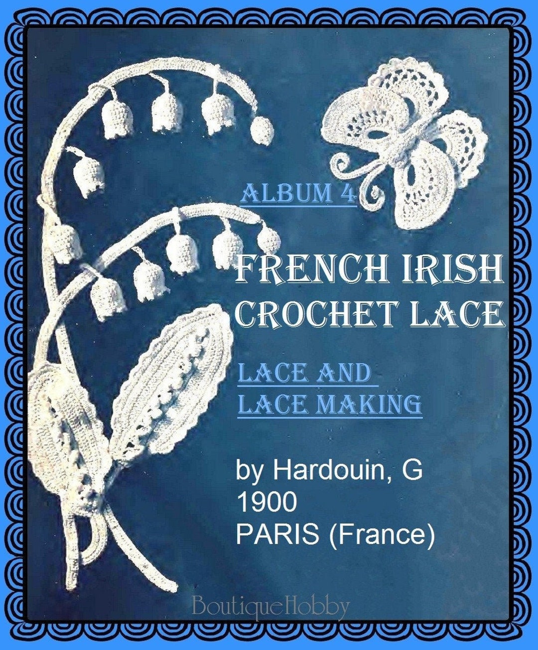 French Vintage Irish Crochet Lace,hand Made Lace Pattern Book - Etsy