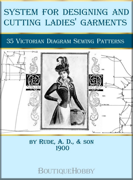 Vintage Victorian Sewing Patterns Guideold Booksdress - Etsy