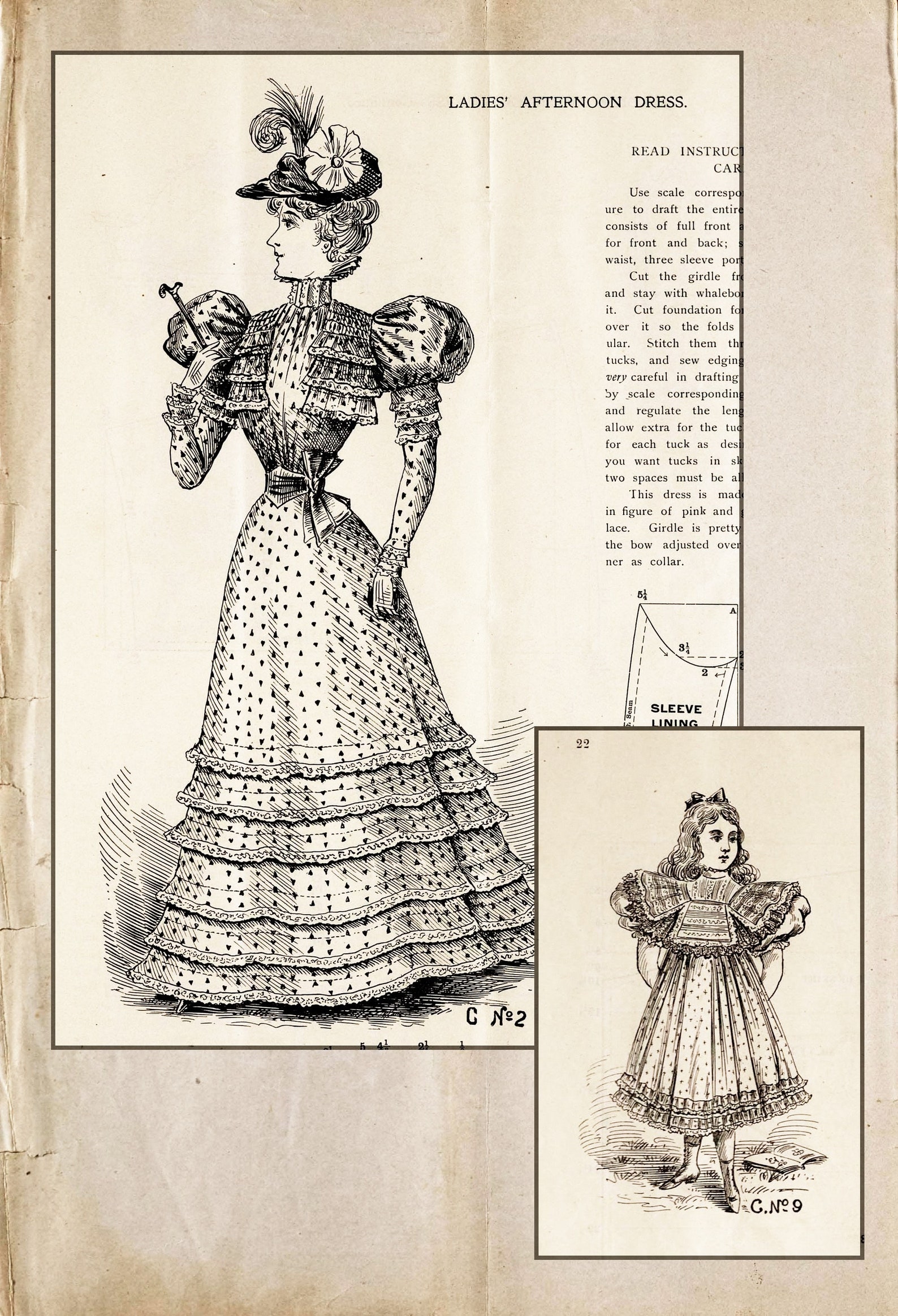 Victorian Bookvintage Sewing Patterns 17 Dresses the Garment | Etsy