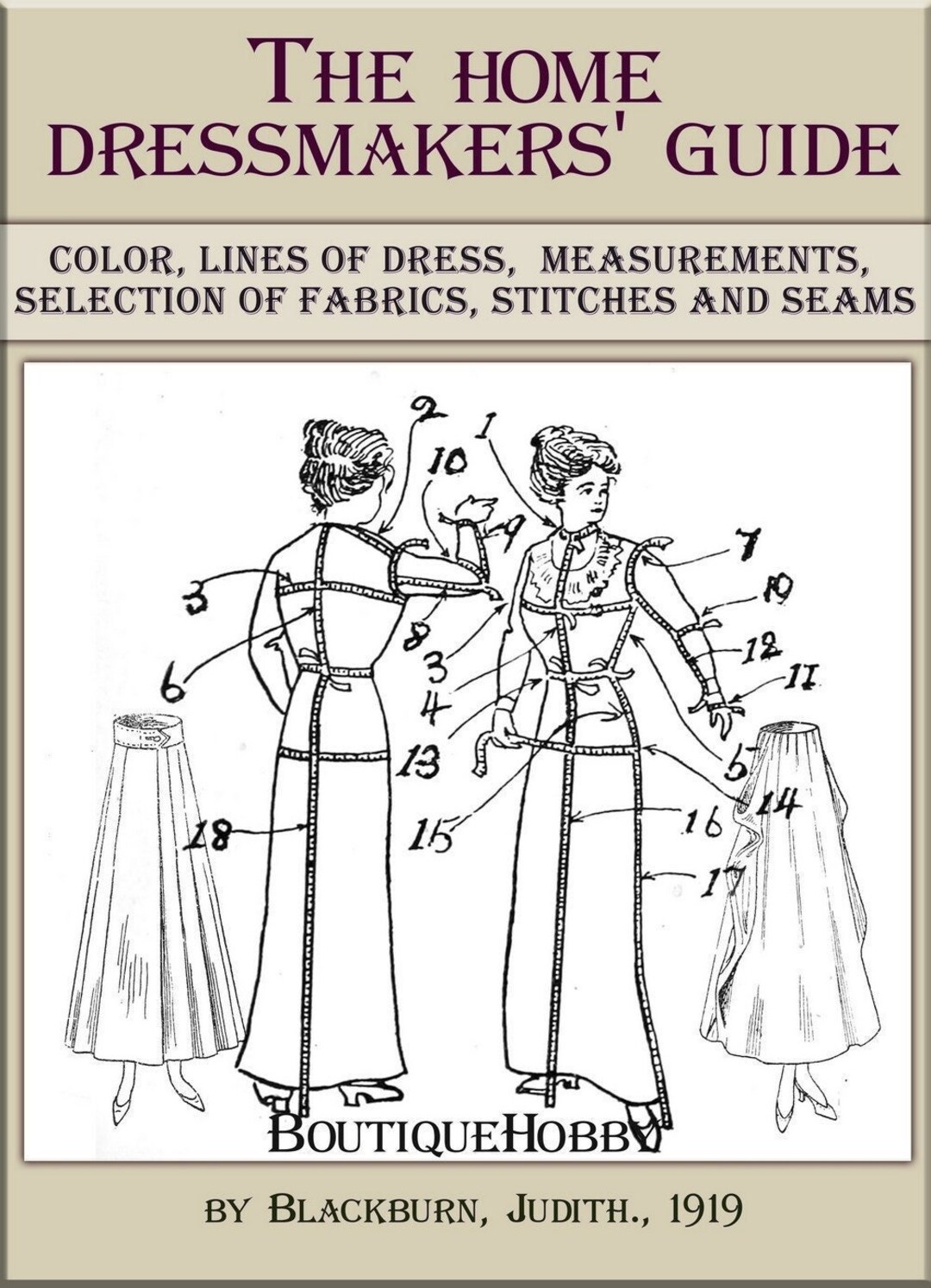 Vintage Dressmaking Guide Book,drafting Garments,sewing Manual - Etsy