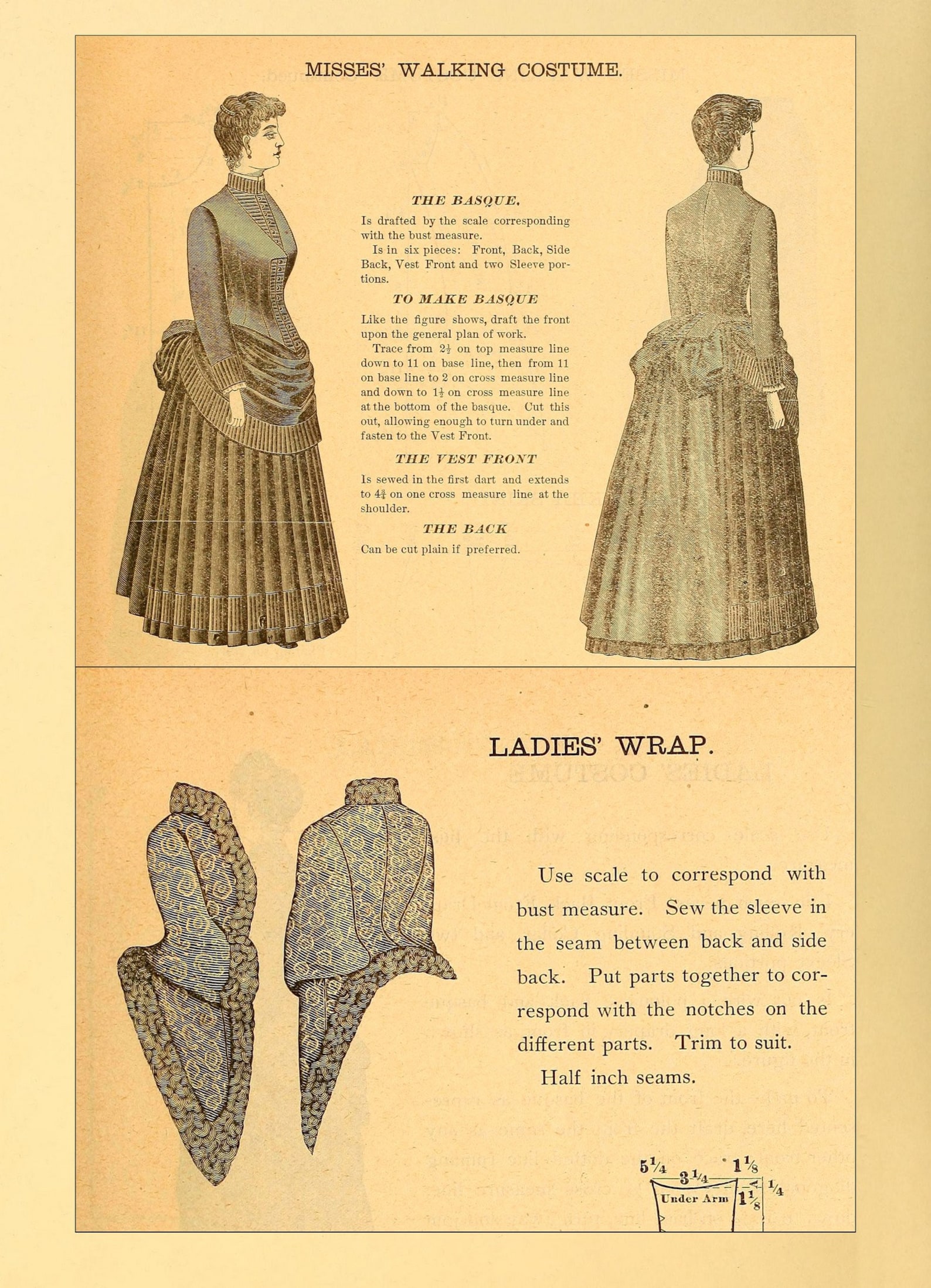 Victorian Costume Sewing Patterns 59 Vintage Designs - Etsy