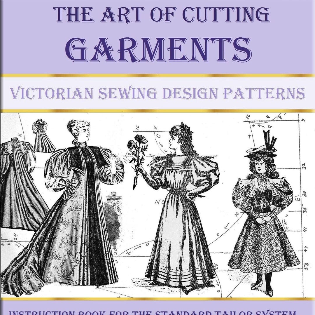 Victorian Dress Sewing Pattern Book,retro Historical Costume Patterns ...