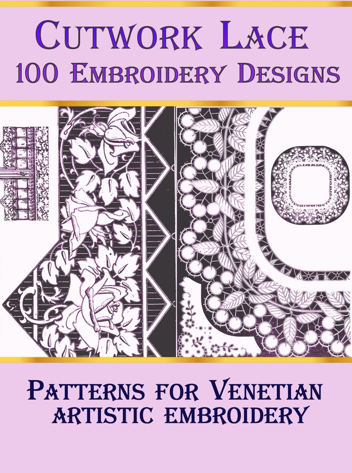 Hand Victorian Embroidery PDF Pattern Book 100 Patterns for - Etsy
