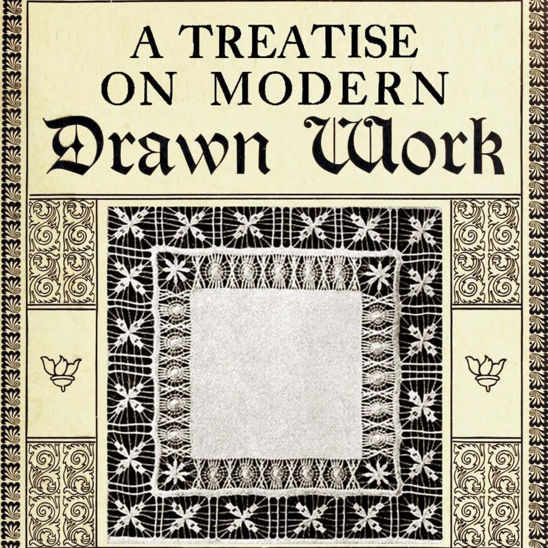 Vintage Drawn Work,embroidery Designs Book,needlework Patterns - Etsy