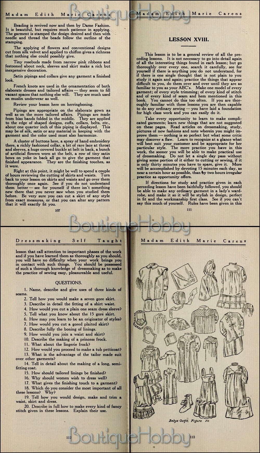 Vintage Sewing Tutorial Book Victorian Dress - Etsy