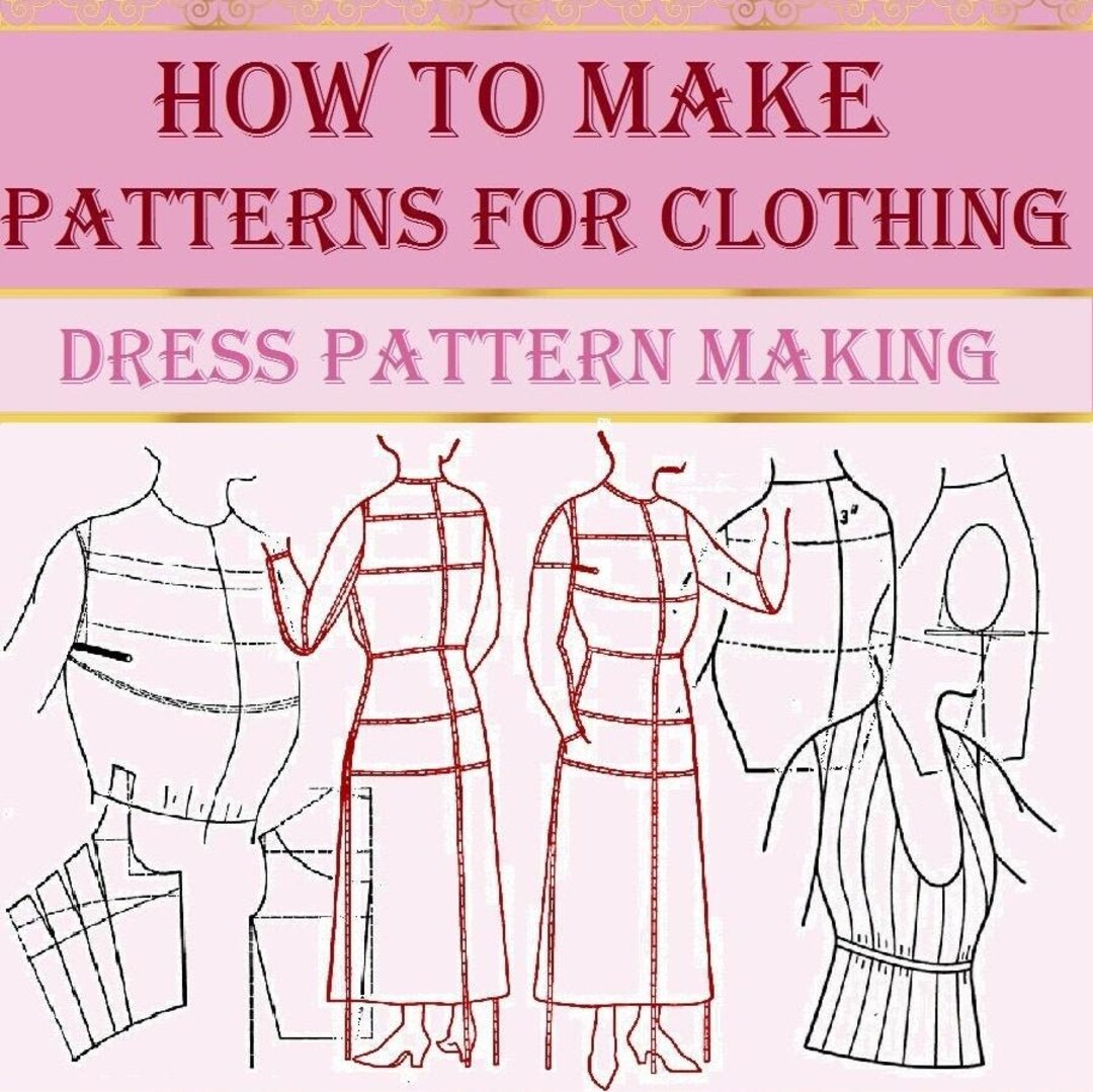 Vintage Pattern Drafting Book: 1922 Sewing Guide (PDF Pattern) - Etsy
