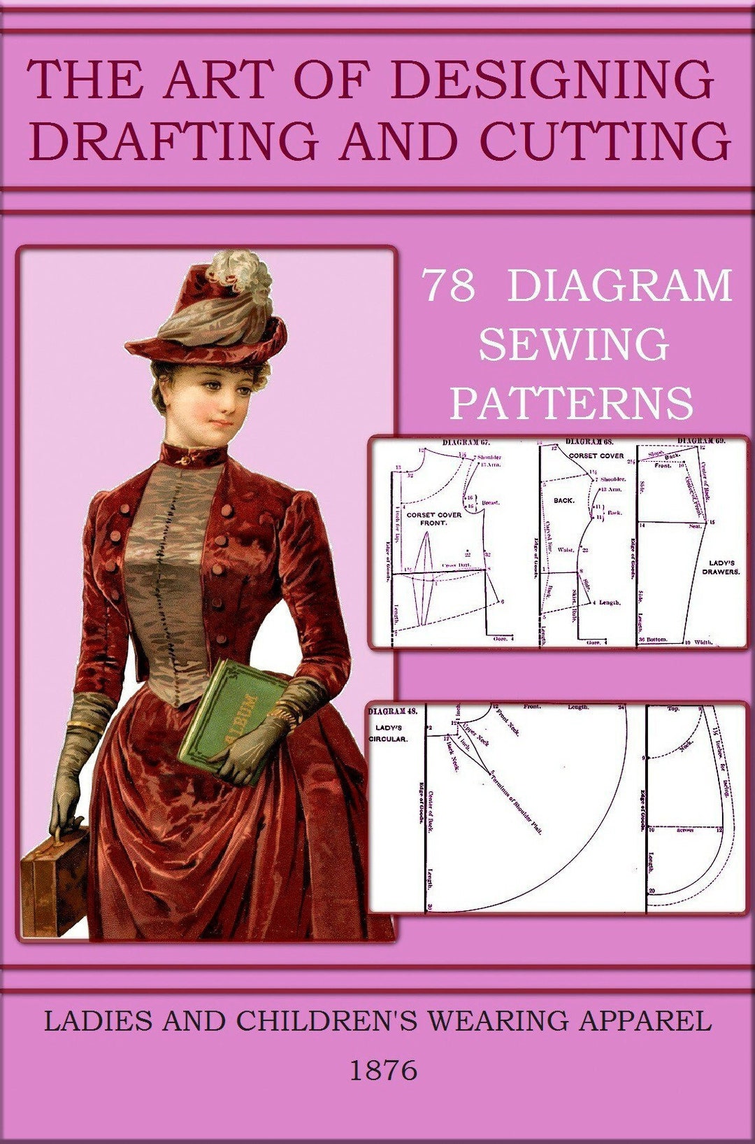 Victorian Diagram Sewing Patterns Retro Dress,the Art of DESIGNING ...