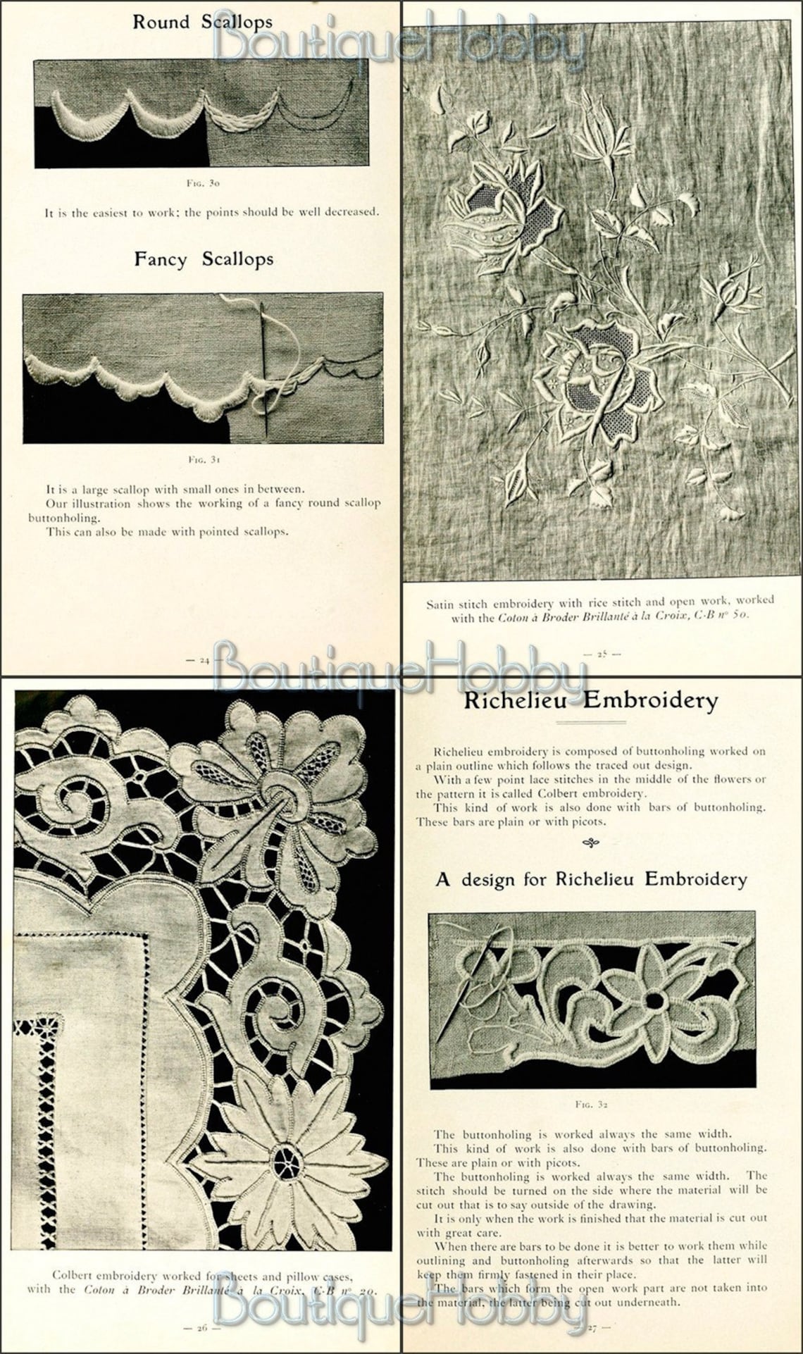 Beginner Embroidery Stitches Bookhow to Work Embroidery | Etsy