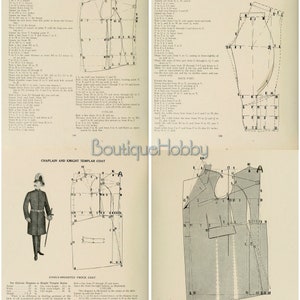 Mens Sewing Patterns,victorian Vest Pattern Trouser,tuxedo Victorian ...