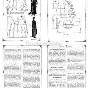 Victorian Dress Patternsvintage dressmakingretro dress | Etsy