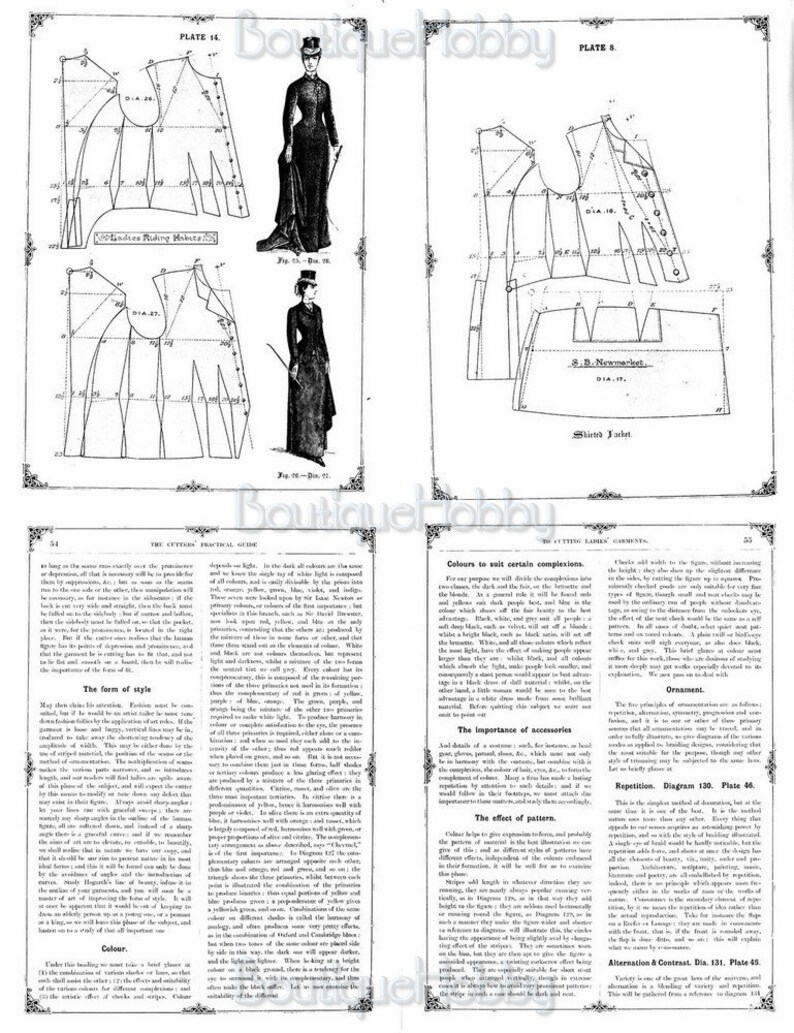 Victorian Dress Patternsvintage dressmakingretro dress | Etsy