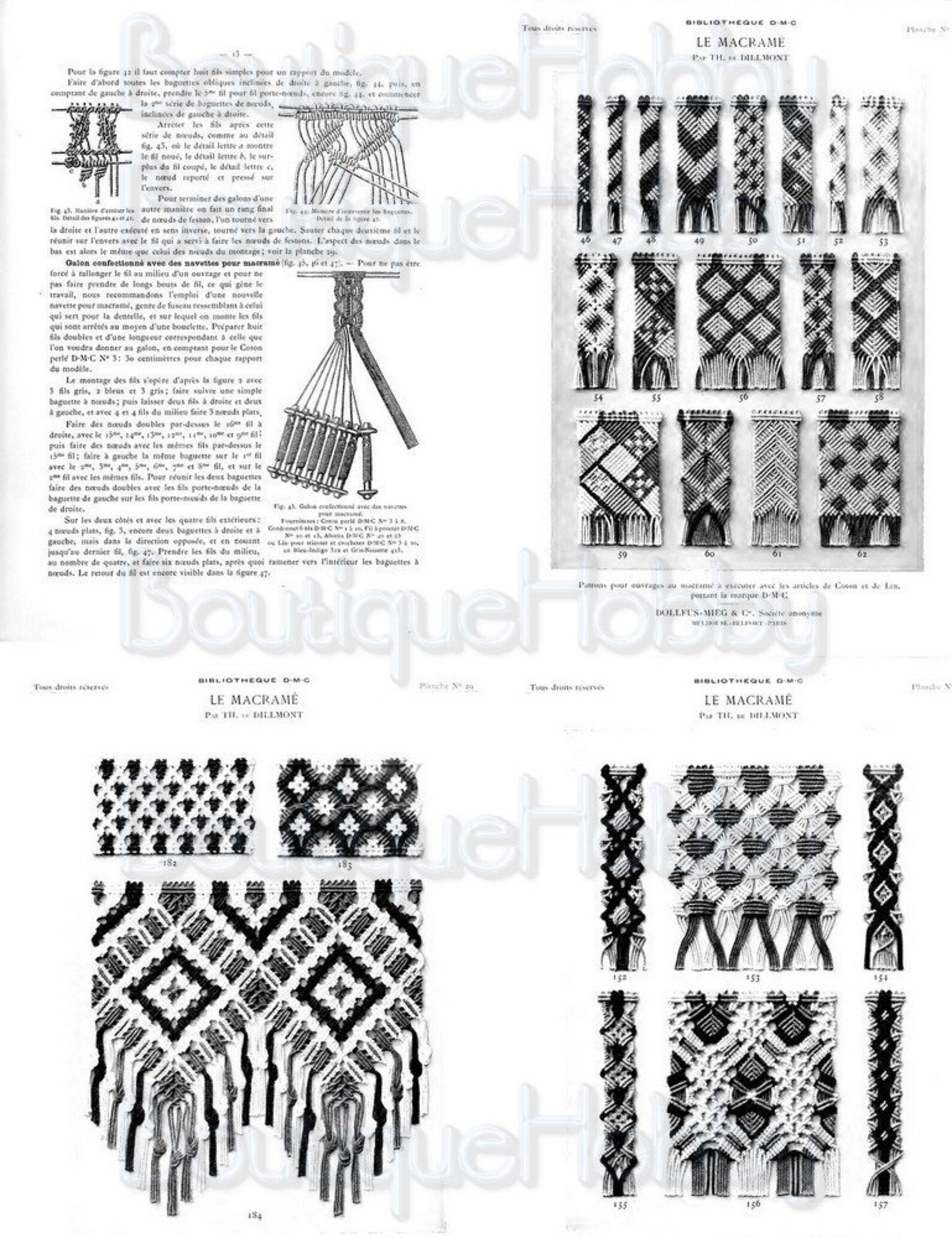 Victorian Macrame patternshow to tutorial book | Etsy