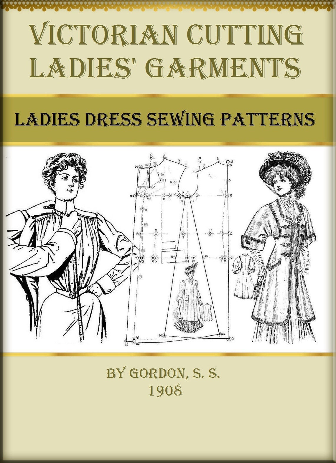 Victorian Book Vintage Dresscostumes Sewing Patternspattern - Etsy