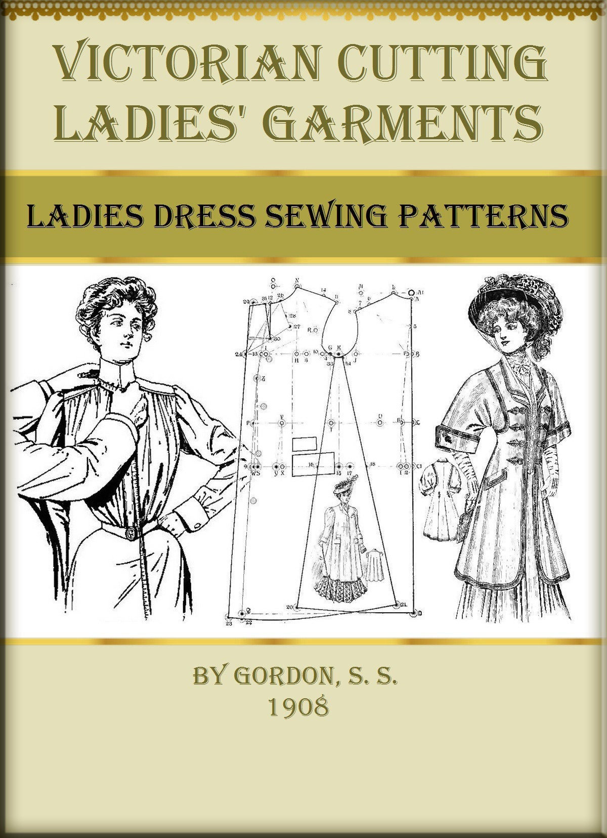 Victorian Book Vintage Dresscostumes Sewing Patternspattern - Etsy