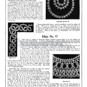 Hand Made Tatting Lace Pattern,vintage Patterns,lessons in Tatting - Etsy