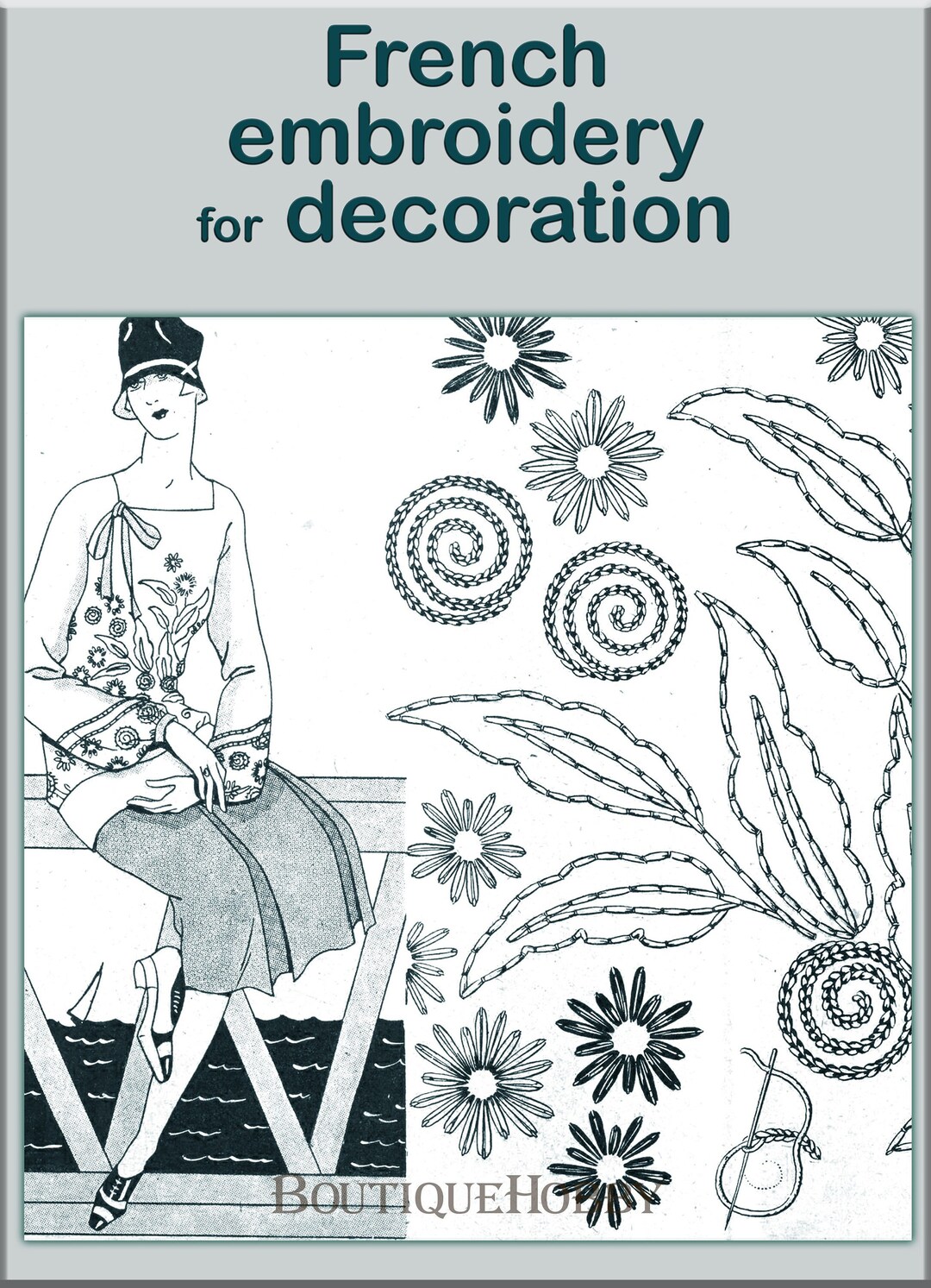 Hand French Embroidery Patterns, Fancy DESIGNS Decoration - Etsy