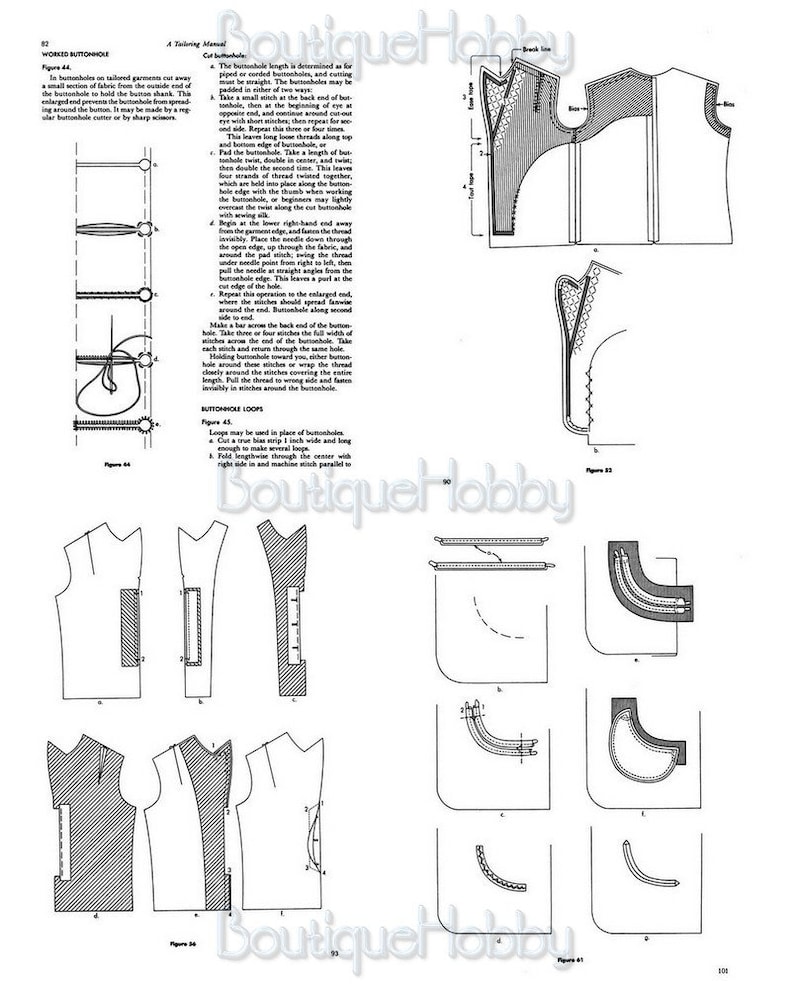 Rare Tailoring Sewing Manual Book,vintage Dressmaking,retro Dress ...
