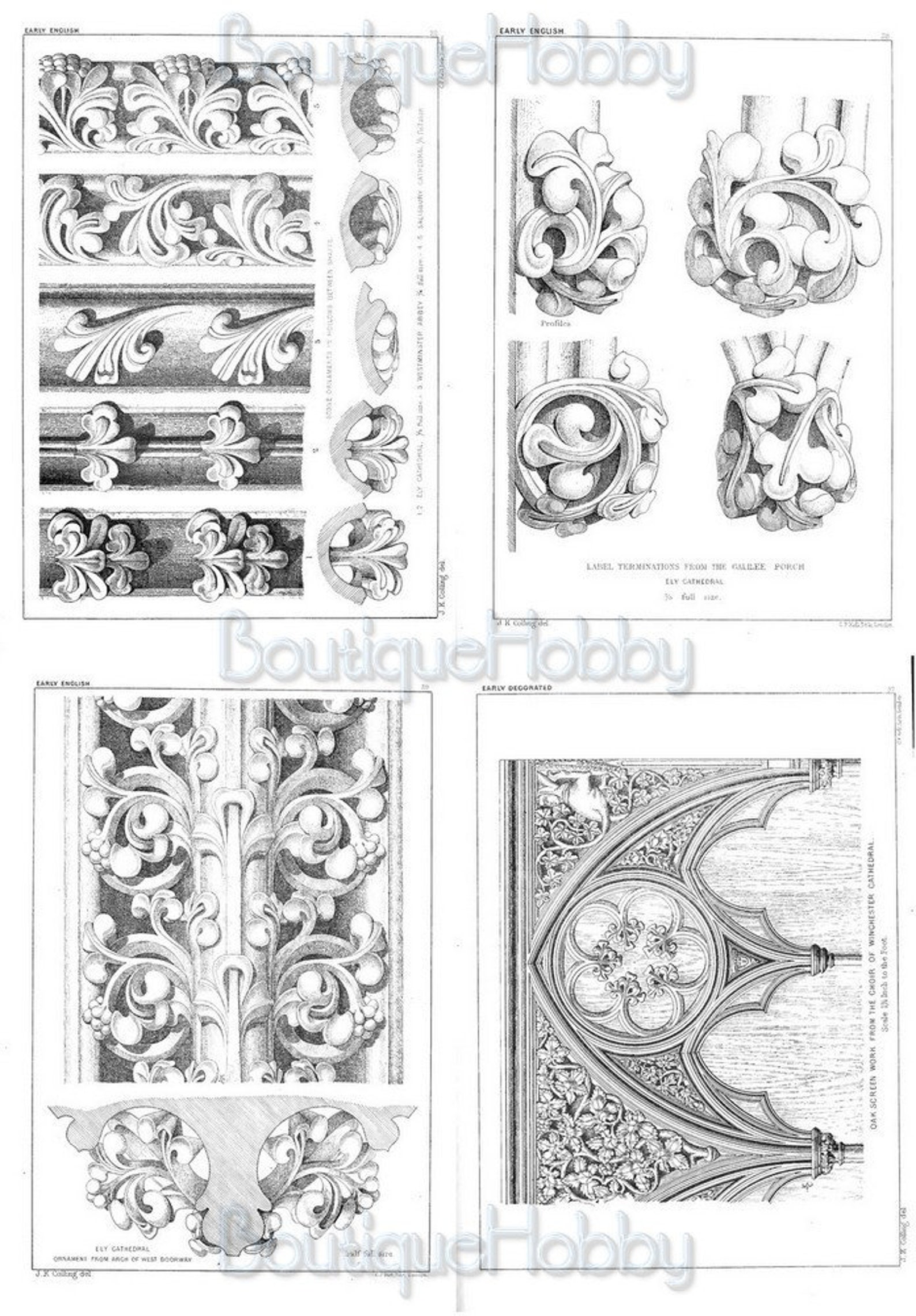 Ornamental design elementsdetailed drawingornament | Etsy
