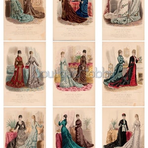 Victorian Fashion Catalog Book,magazine 1877, Pdf Ebook Antique Fashion ...