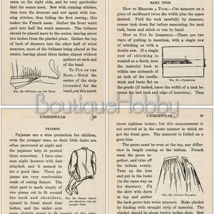 Vintage Dressmaking Guide Book,making Clothes and Millinery,sewing ...