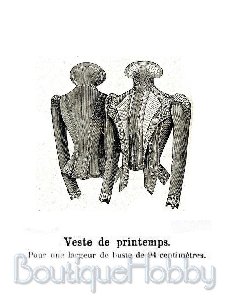 French Sewing Patterns,edwardian Dress - La Mode Illustrée 1900-10 With ...