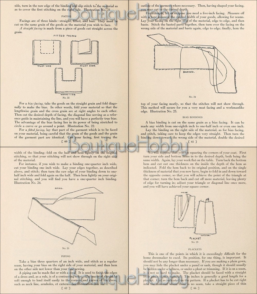 1920s Sewing Guide,art Deco Make Dresses Patterns,pdf Ebook,the A B C ...
