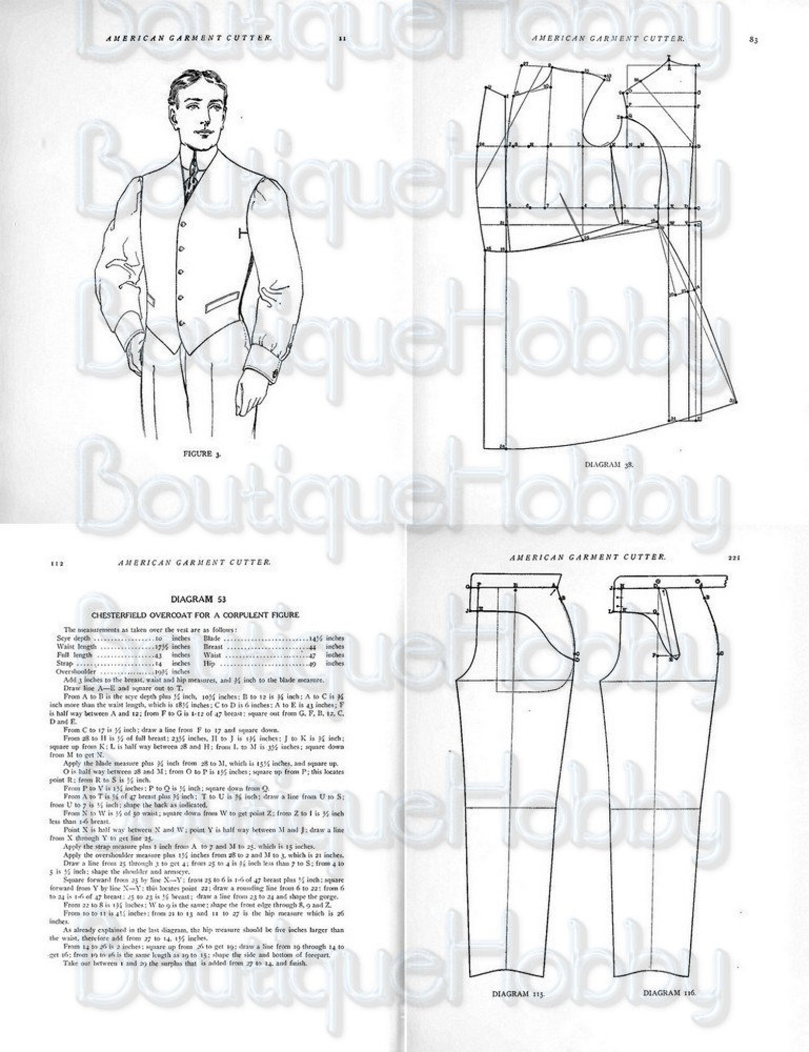 Mens Clothes Sewing Patterns Vintage Book American Garment - Etsy Norway