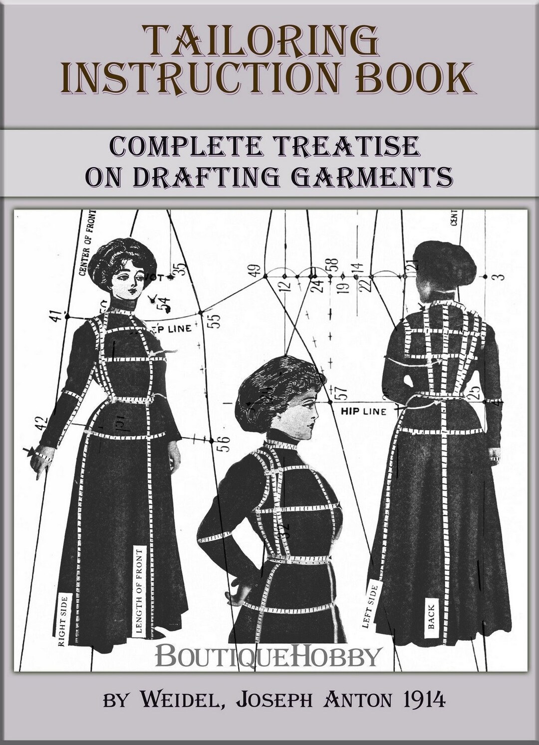 Vintage Dressmaking Instruction Book,drafting Garments,sewing Manual - Etsy