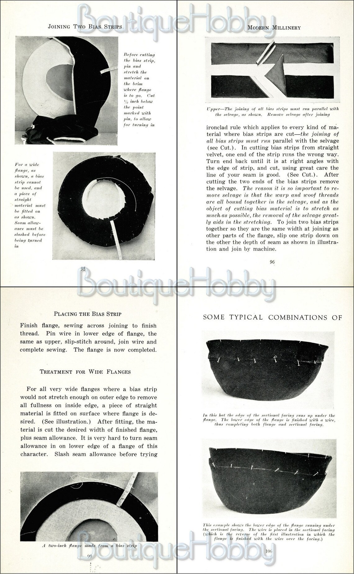 Art of Millinery,how to Make Hats,instruction Vintage Millinery ...