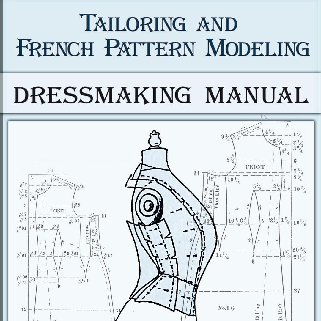 Vintage Dressmaking Manual Book,dress Cutting and Drafting-tailoring ...