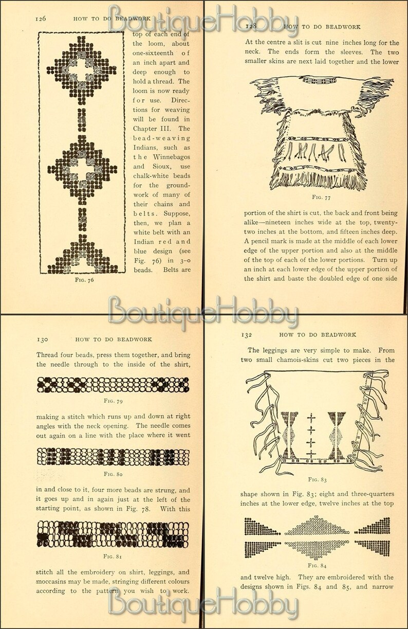 How to Do Beadwork Patternsbead Illustrated Tutorial - Etsy